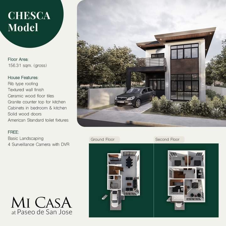 4 Bedroom (Chesca) House in Mi Casa at Paseo de San Jose, San Jose ...