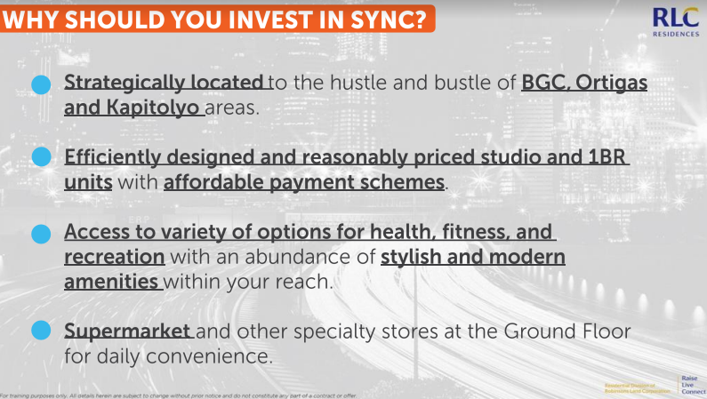 For Sale Sync "Y" Tower Pre-selling Studio unit in Pasig City | anahaw.ph